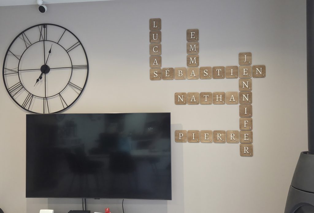 Lettre scrabble mural - Les Créations De J&S